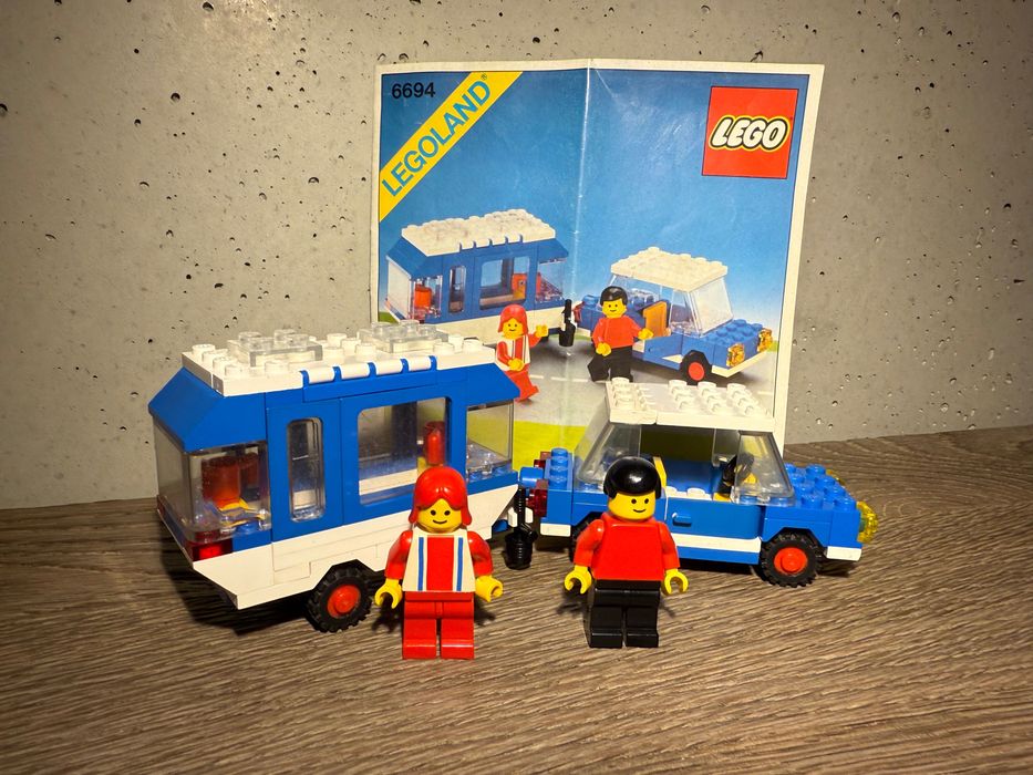 LEGO classic town; zestaw 6694 Car with Camper Łódź Widzew • OLX.pl