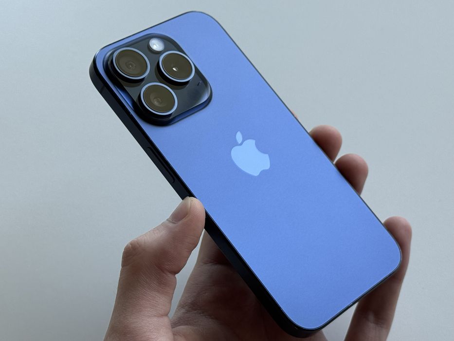 iPhone 15 Pro Blue Titanium BDB STAN 100% oryginalny +zestaw RZESZÓW ...