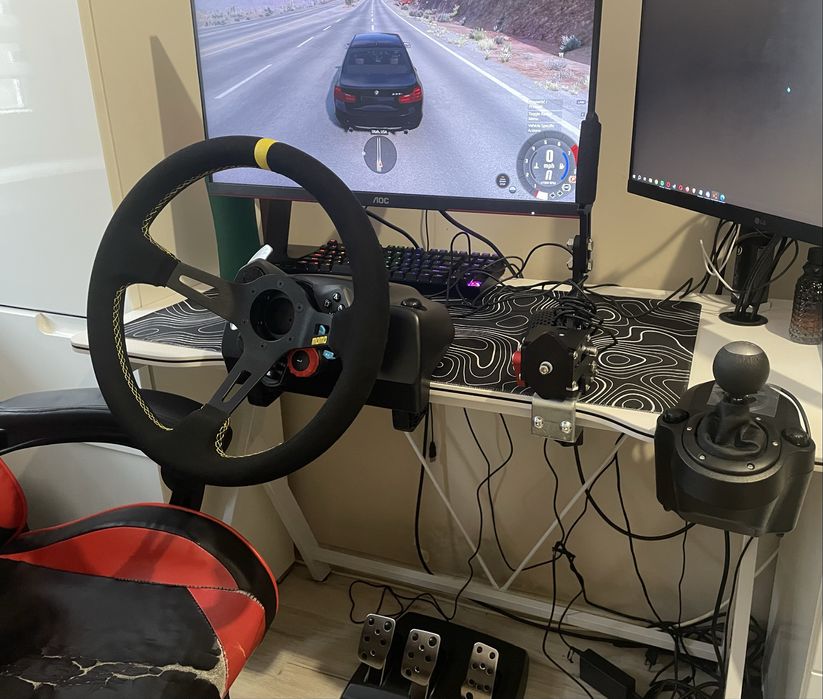 Kierownica logitech g29+ shifter+ hydro+ obręcz do driftu Tomaszów ...