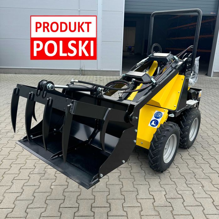 Miniładowarka mini ładowarka TUR Poland N525 skid steer widlak burtowa ...