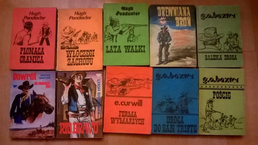 Westerny George Baxter,Hugh Pendexter,Louis Lamour,Max Brand,Haycox ...