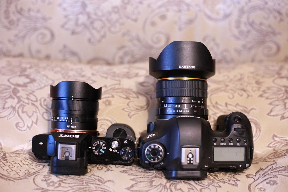 Pro-набір Sony a7 + 40mm F2 + Canon 6D + 85mm F1.8 + 14mm F2.8: 34 567 ...