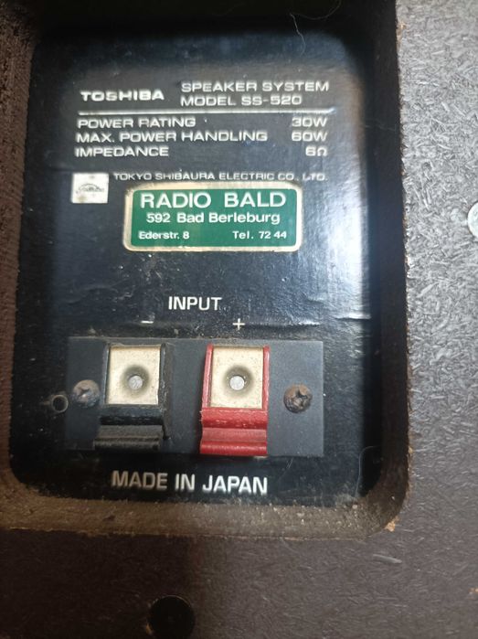 Toshiba SS-520 kolumny vintage Japan Płock • OLX.pl