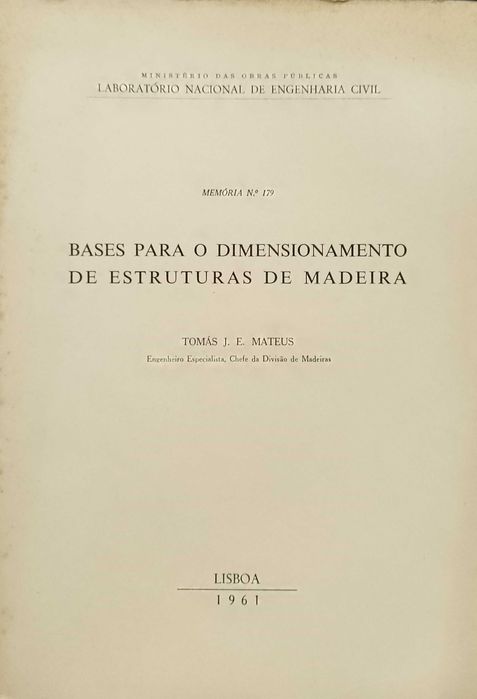 Bases para o Dimensionamento de estruturas de Madeira- Tomás J. Mateus São Mamede De Infesta E ...