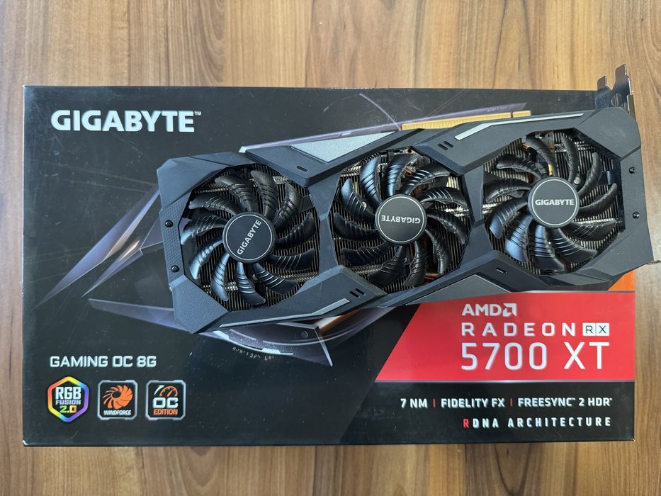 Karta graficzna AMD Radeon RX 5700 XT 8 GB - GIGABYTE Dębno • OLX.pl