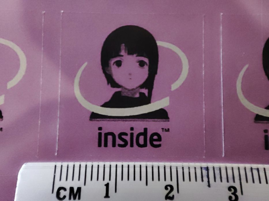 Наклейки 140шт. Lain Inside 25х25мм.: 200 грн. - Колекціонування Чернігів на Olx
