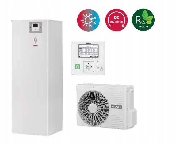 Pompa Ciepła Hitachi Yutaki S Combi 8kW 220l z montażem Wrocław Psie Pole • OLX.pl