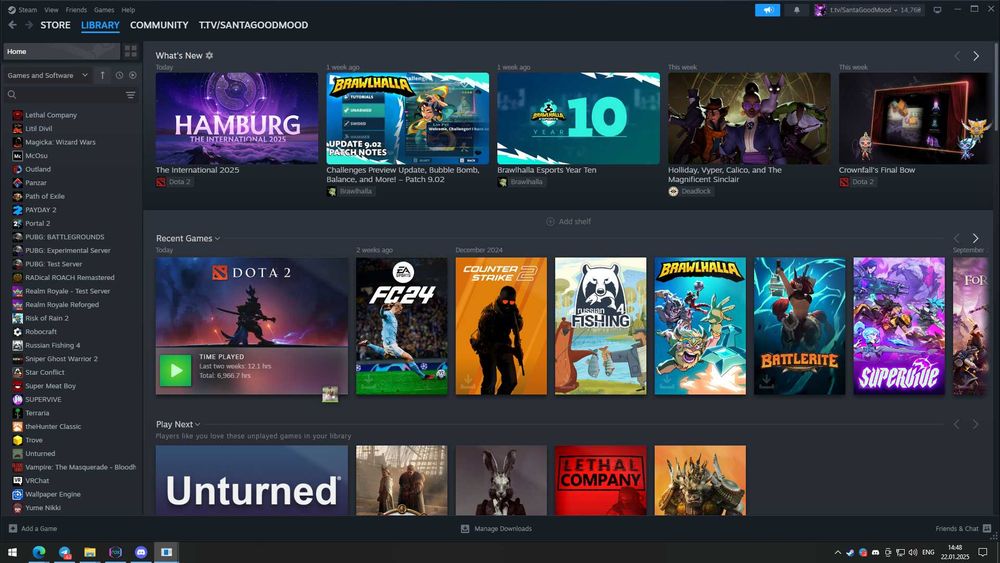 Steam account аккаунт Dota 2 6000, mmr CS 2 prime, FC24, sf arcana: 3 000 грн. - Герої ігор Київ ...