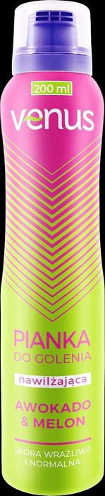 Venus pianka do golenia, nawilżająca, Awokado i Melon 200 ml Gniezno • OLX.pl