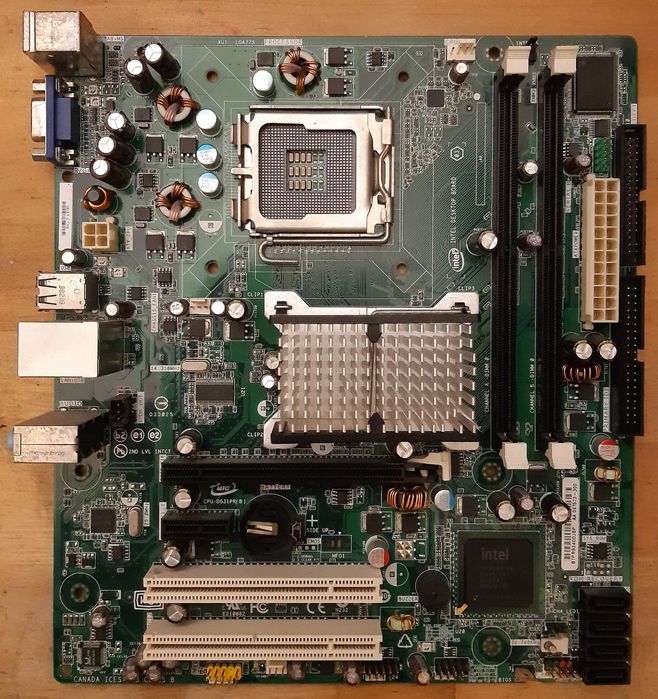Motherboard Intel DG31PR 775 + cpu intel E4500 + bk São Domingos de ...