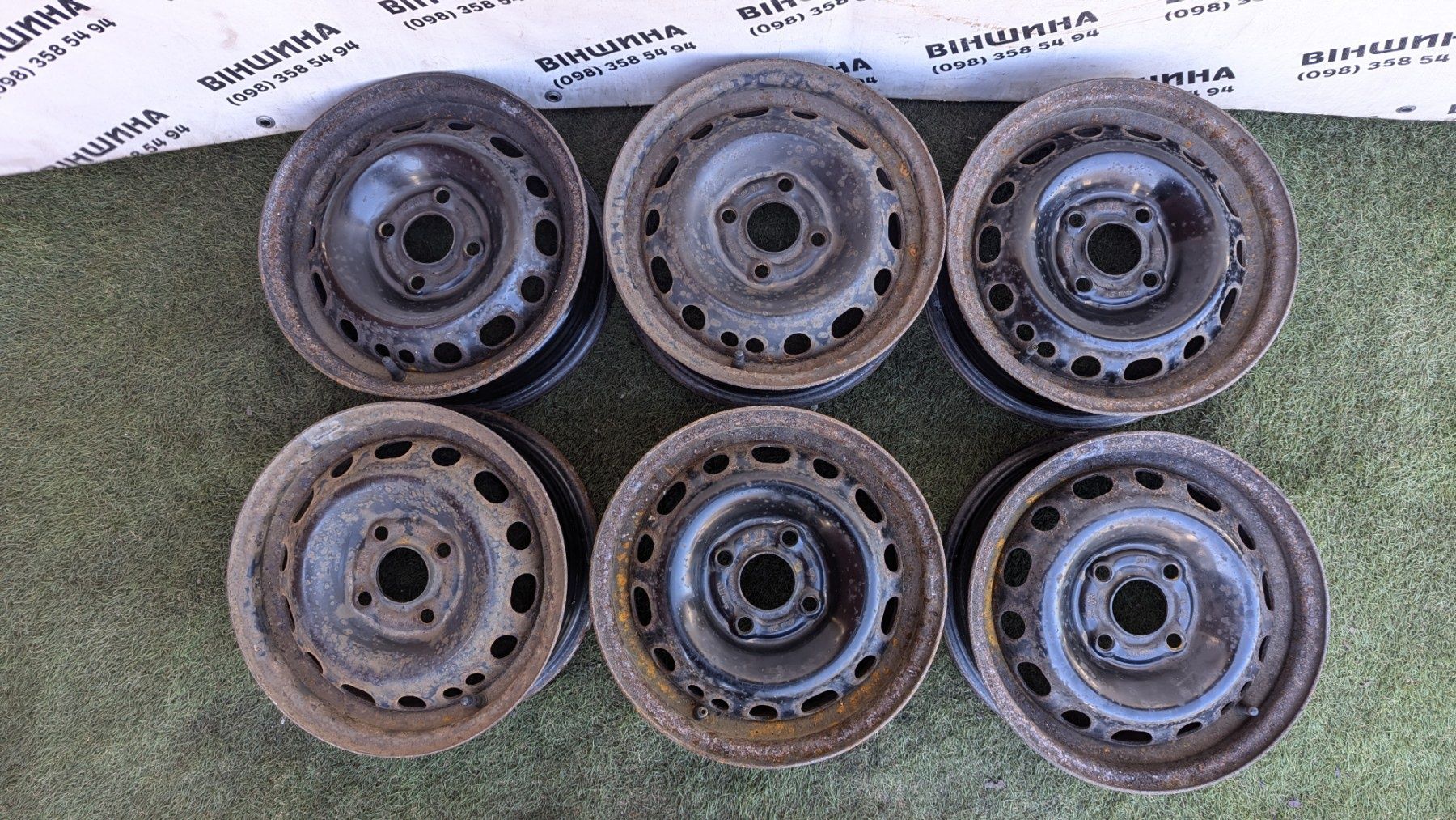 Диски металеві R 13 4/100 5J ET 43 GM. Опель Ланос. Під покрас.: 150 ...