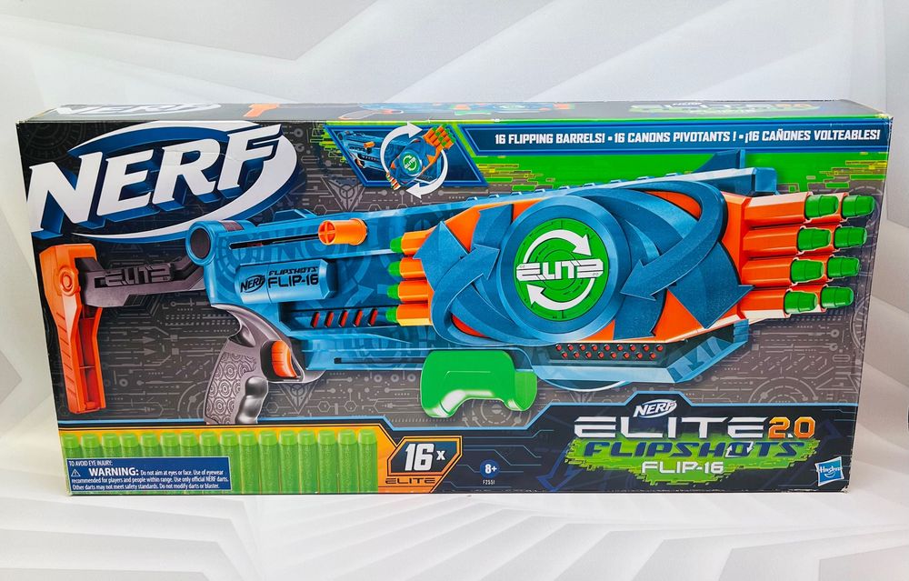 Великий бластер Нерф на 16 стволів NERF Elite 2.0 Flipshots Blaster: 2 ...