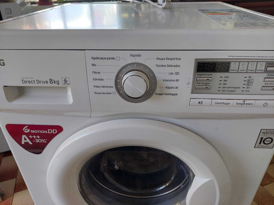 Maquina roupa LG Direct Drive 8kg peças Asseiceira • OLX Portugal