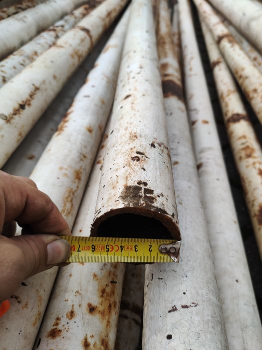 Rura stalowa 2 całe(50mm). Słupki Pilchowice • OLX.pl