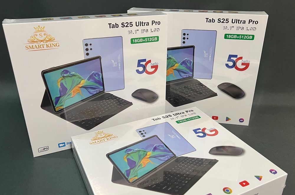 Tablet Tab S25 Ultra Pro 10.1”IPS LCD, 18GB RAM, 512GB ROM - Nowy ...