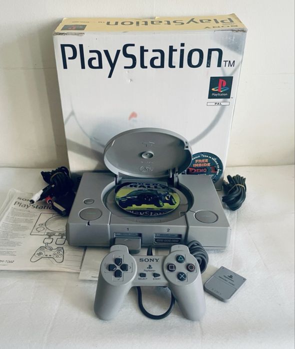 PlayStation 1 PS1 SCPH-1002|Kolekcjonerski zestaw|Pudełko|instrukcja Wrocław Fabryczna • OLX.pl