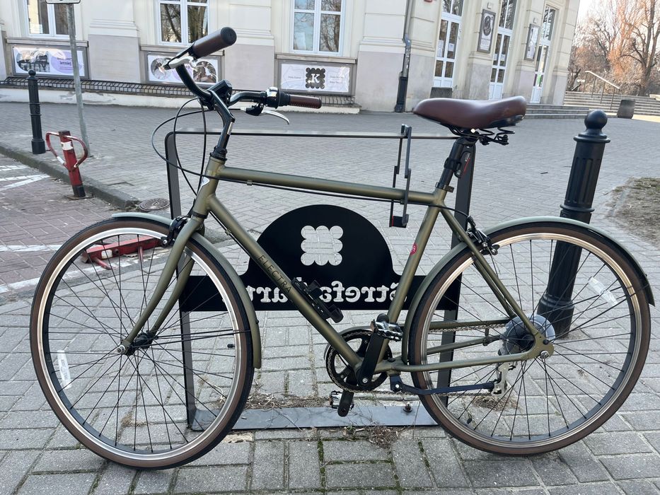 ROWER Electra loft ZIELONY Warszawa Żoliborz • OLX.pl