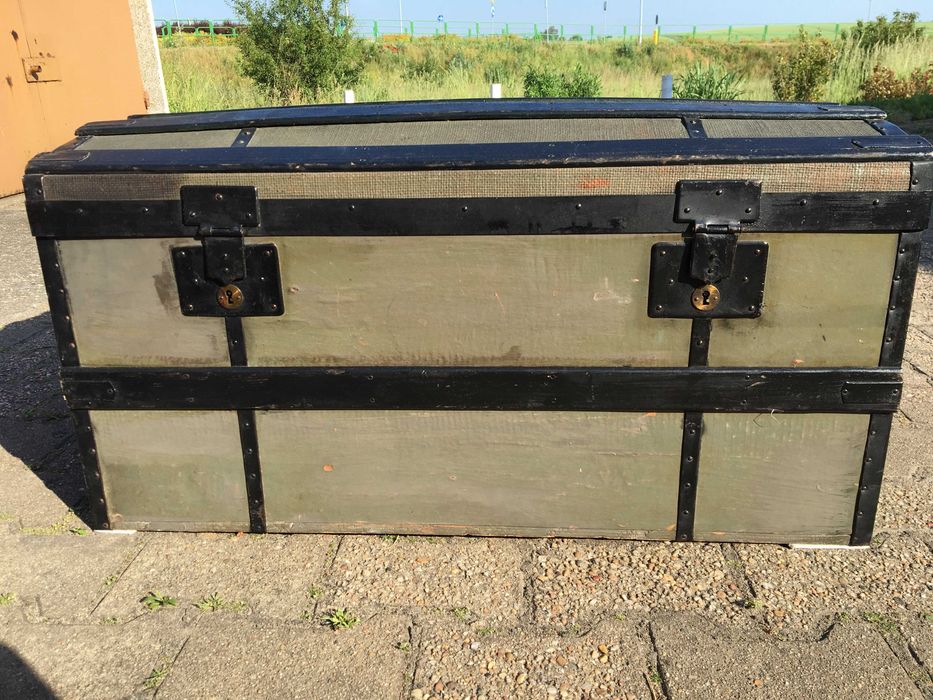 Kufer drewniany - antyk Tarnowskie Góry • OLX.pl