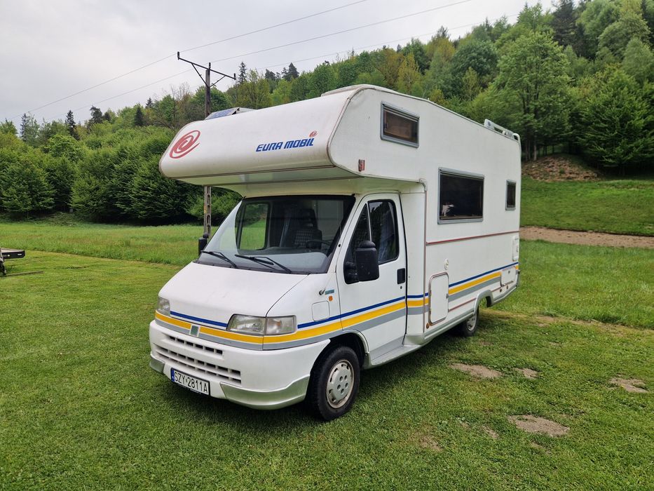 Kamper Fiat Ducato 2.8TD Eura mobil 6 osobowy gotowy do podróży Żywiec • OLX.pl