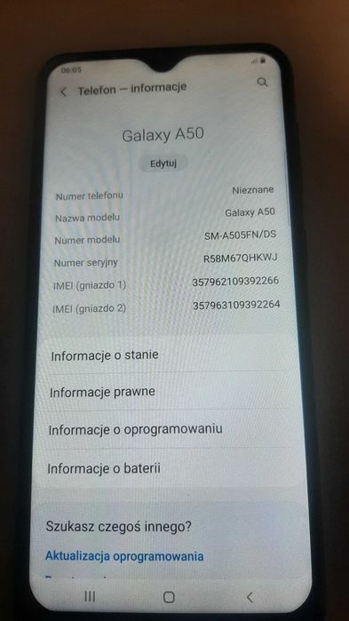 Samsung galaxy A50 android 11, 4\128 gb Przeczytaj opis!!! Duszniki ...
