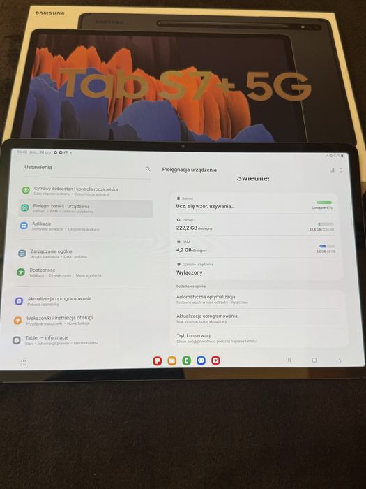 Samsung Galaxy Tab S7+ 5G 8/256 Legnica • OLX.pl