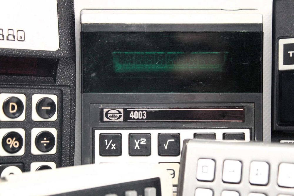 Calculadoras de Bolso Vintage - Tecnologia dos anos 70 – Valor DESDE ...