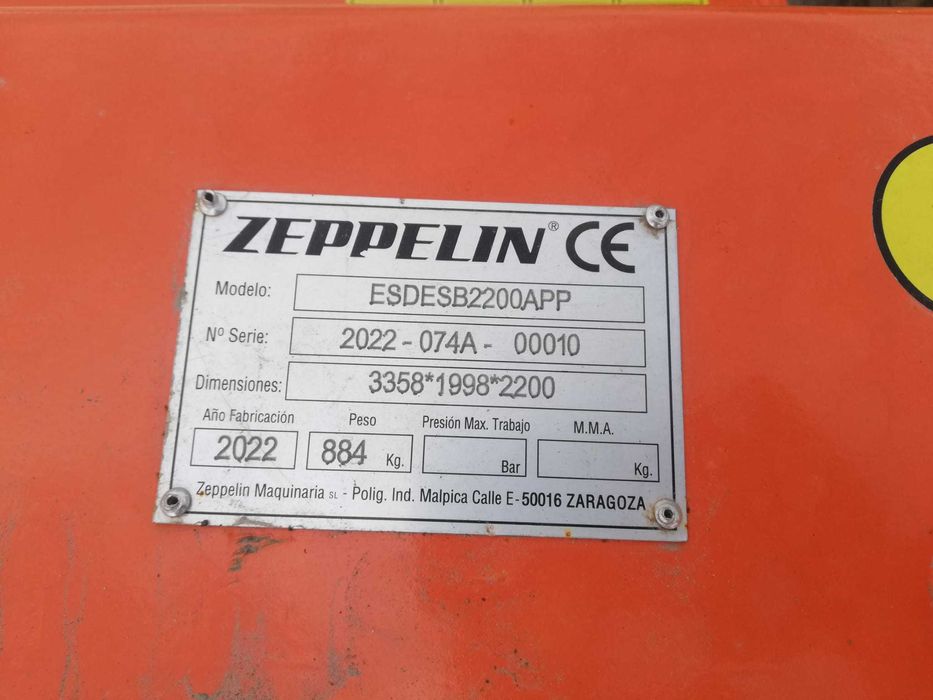 Kosiarka Bijakowa ZEPPELIN 200APP Mulczer do kukurydzy słonecznika ...