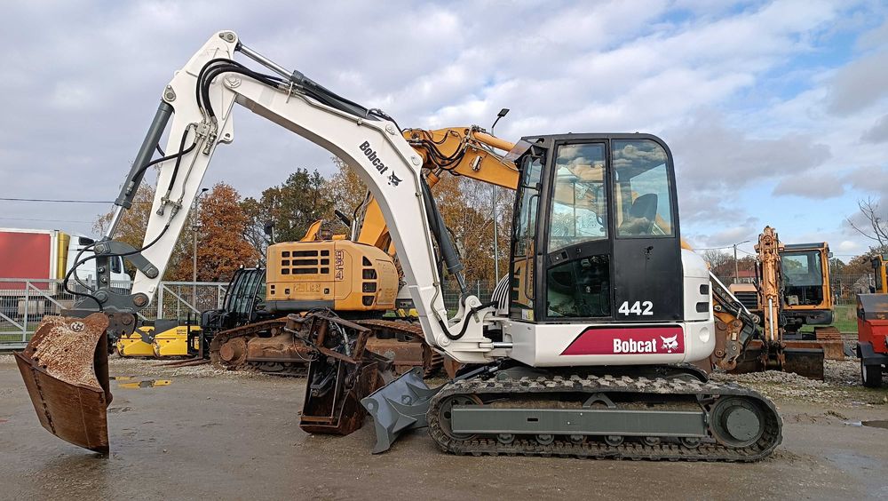 Minikoparka BOBCAT 442 / 7,5T / TEREX TC 48 75 KOMATSU PC 75 CAT Sułów ...