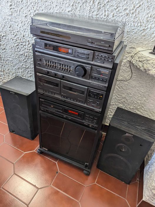 SONY LBT-V302 - Aparelhagem completa Vintage (Disco, CD, Tape e Radio ...