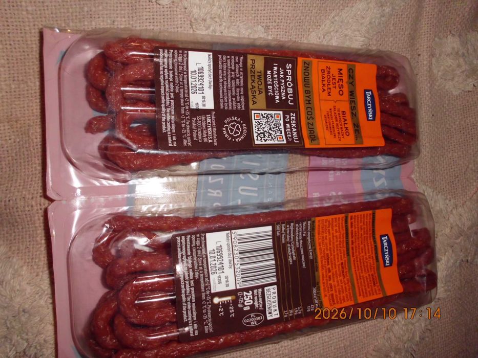 Kabanosy Tarczyński 15opak.różne rodzaje+sos Roleski całość 70zł... Lubań • OLX.pl