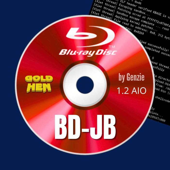 Płyta BluRay Blu ray BD-JB 1250 PS4 Playstation 4 USB pendrive GoldHen ...
