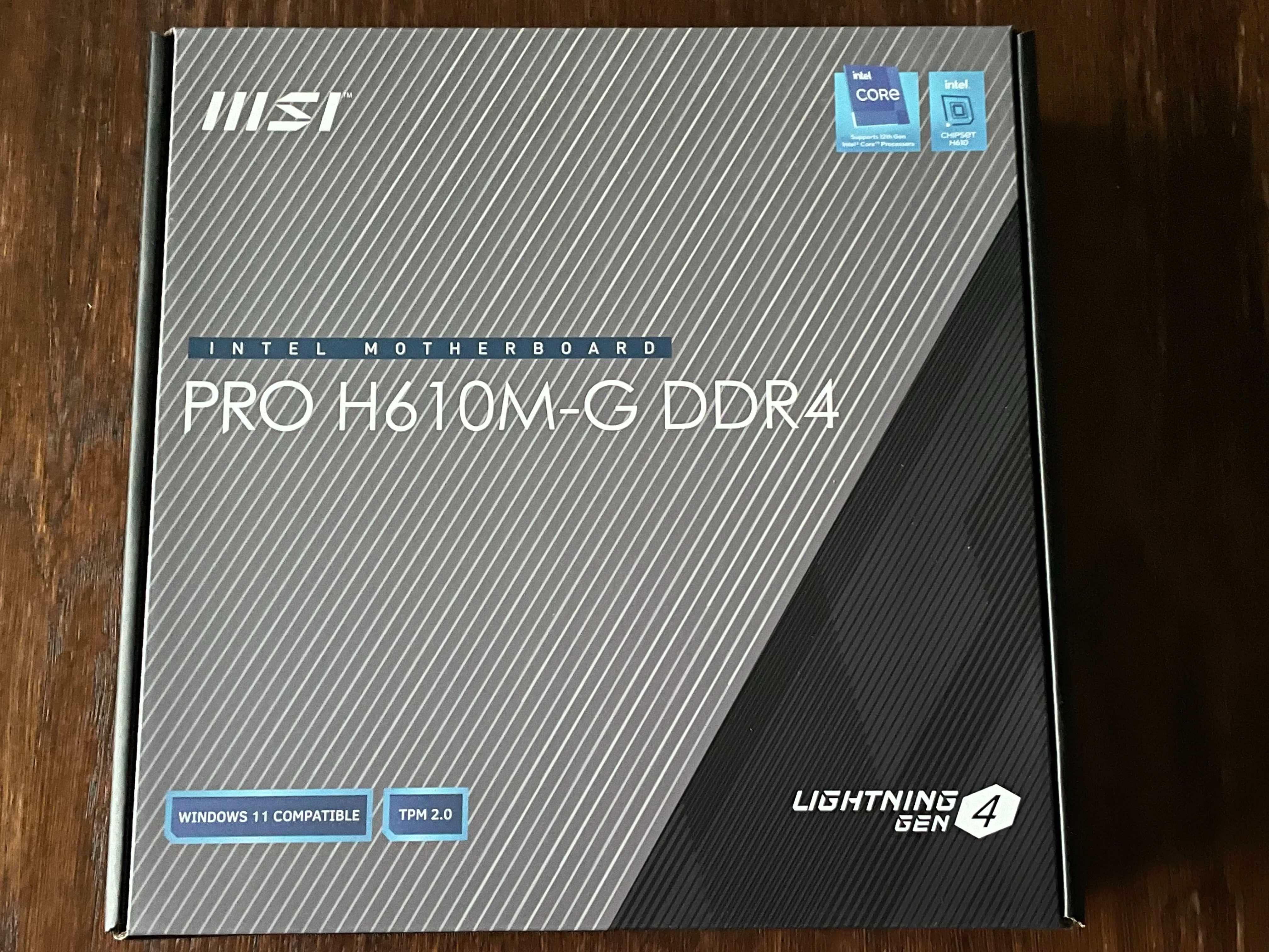 Материнская плата MSI PRO H610M-G DDR4 (s1700, Intel H610): 4 199 грн ...