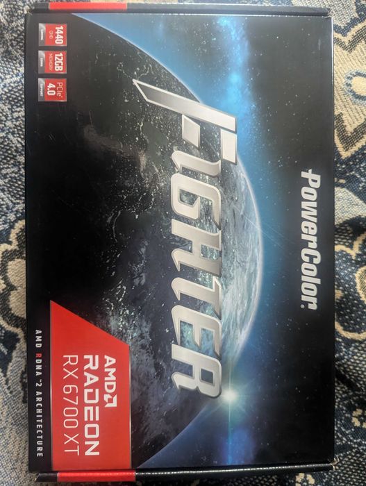 Відекарта PowerColor Fighter RX6700XT, нова: 9 000 грн. - Комплектуючі ...