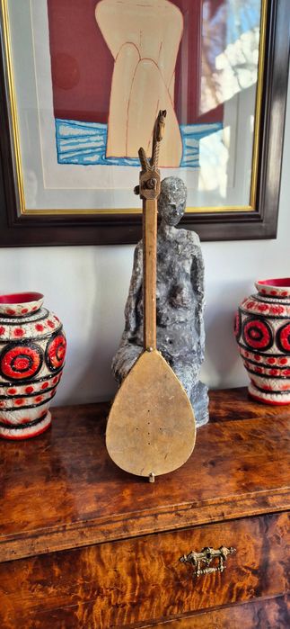 Lahuta Albania Kosowo rękodzieło antyk gęśle ludowy instrument Warszawa ...