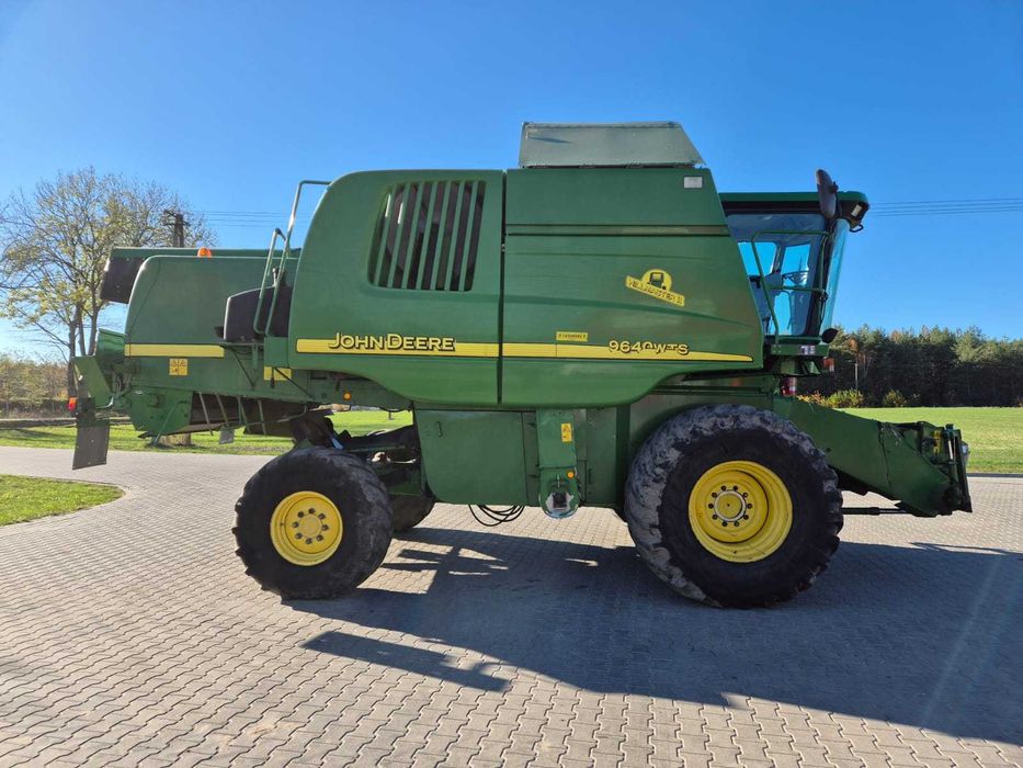 Kombajn zbożowy John Deere 9640 WTS Hillmaster II rok 2002 Prusinowice ...