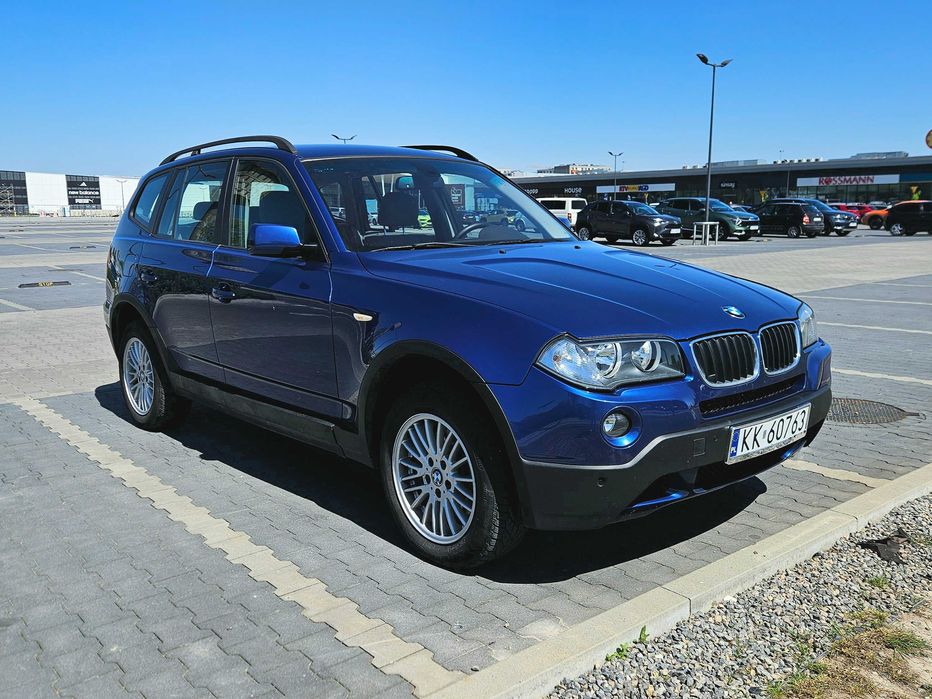 BMW X3 2.0d M47 • Montegoblau • Zadbany egzemplarz Kraków Czyżyny • OLX.pl