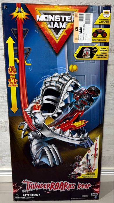 Трек Monster Jam ThunderROARus Drop Playset Монстр Джам динозавр: 5 650 ...