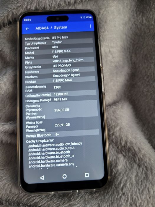 Smartfon Alps i15 pro max 256gb android Wałbrzych • OLX.pl