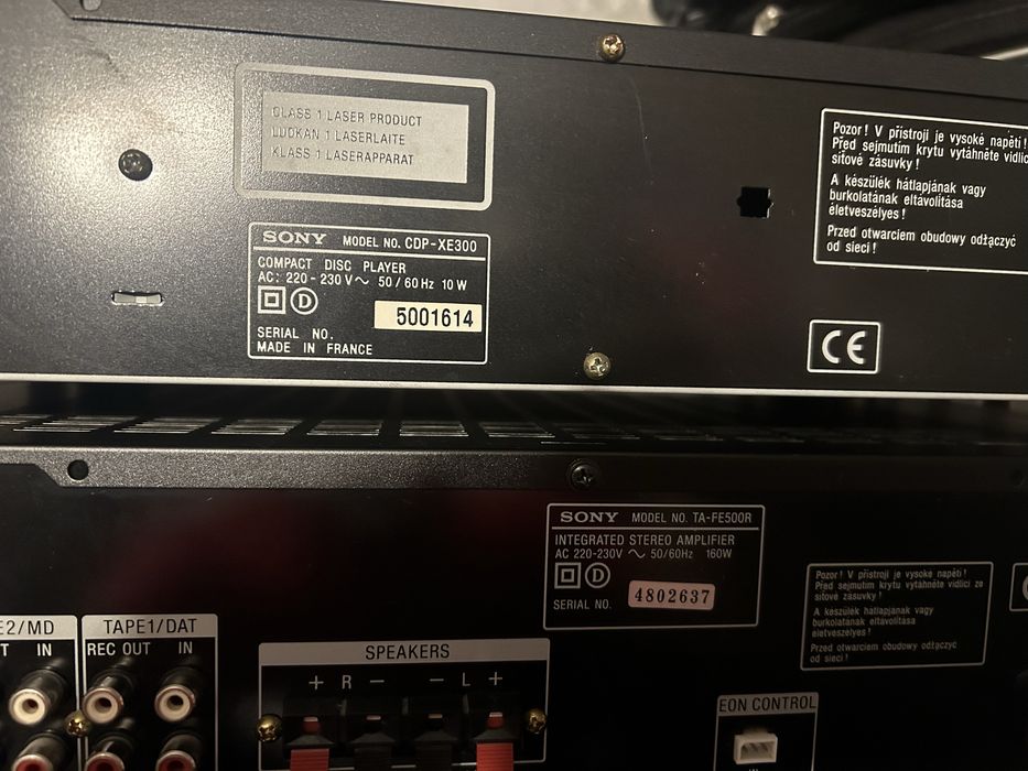 Sony Ta Fe500r Ta Fe 200 усилитель сд Cdp Xe300 3 100 грн Підсилювачі ресивери Кривий