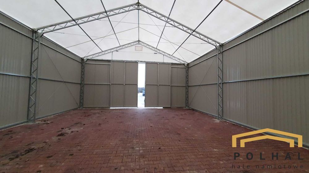Hala Namiotowa, Namiot Magazynowy 10.0m x 20.0m x 4.0 POLHAL Katowice ...