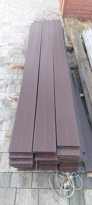 Deska tarasowa kompozytowa Blooma chocolate 2,1 x 14,5 x 220 cm Luboń ...