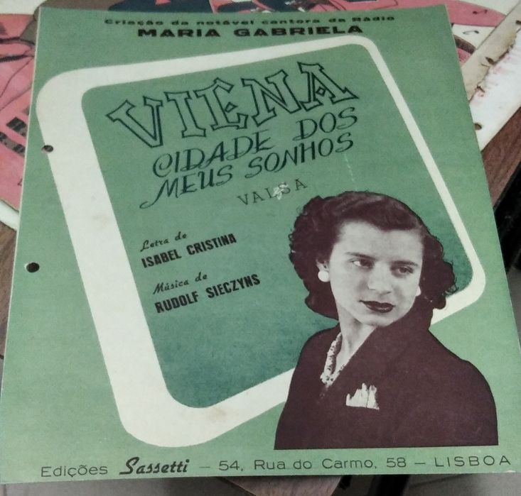 Partituras Antigas de música Portuguesa Originais. Queluz E Belas • OLX ...