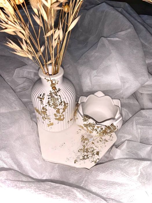 Декор для дому вироби з гіпсу ваза з колбою 150 грн Витвори майстрів рукоділля Житомир