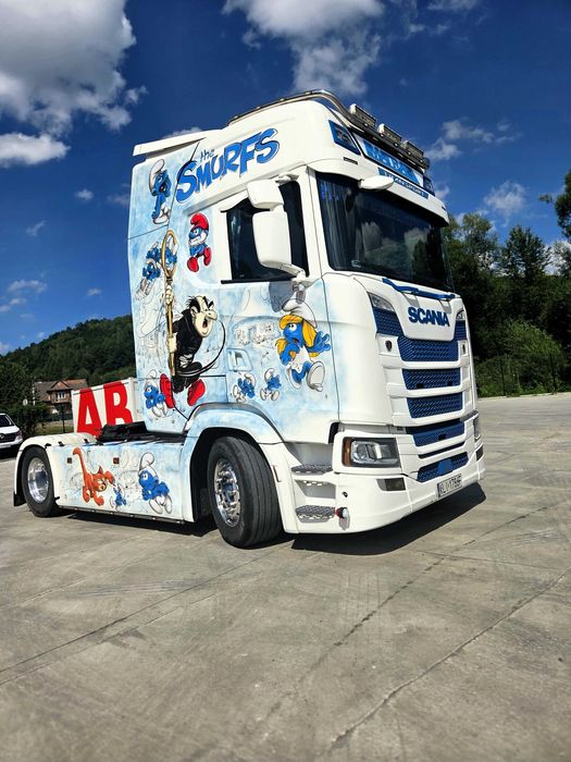 SCANIA S500 areograf SMERFY Warta uwagiI!! Laskowa • OLX.pl