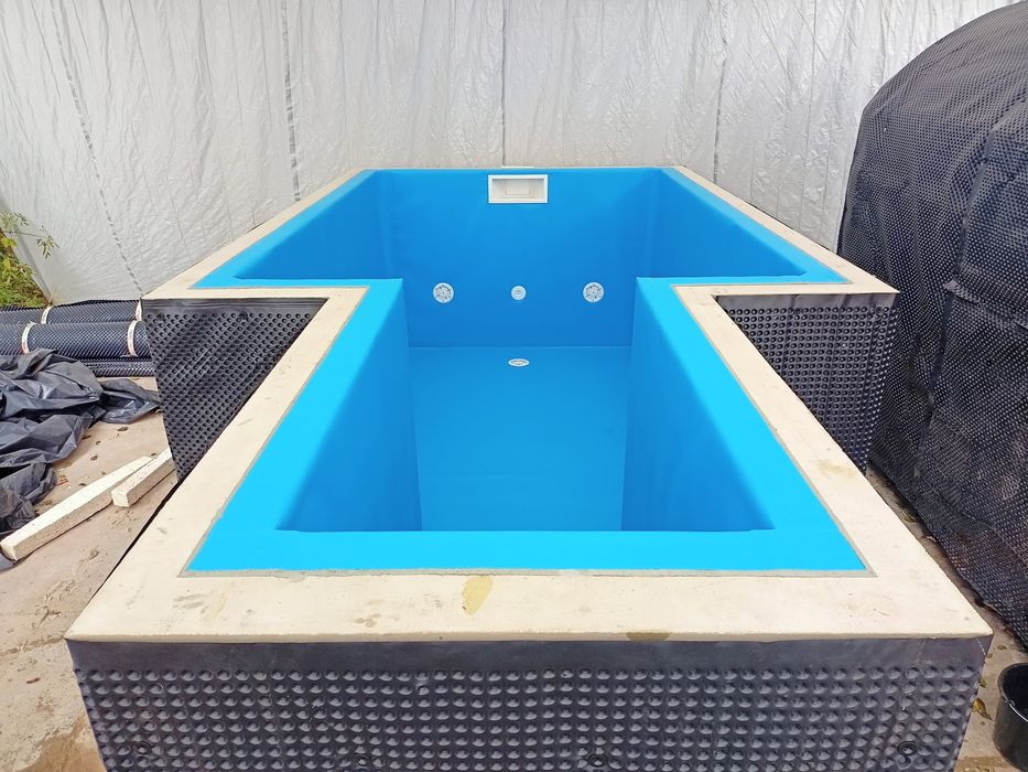 Basen betonowy 535x257x155, zbiornik do morsowania , basen ogrodowy ...