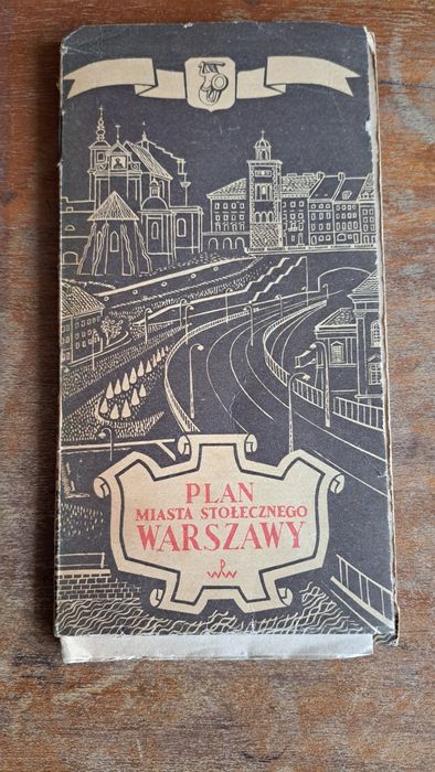 Plan miasta Warszawy z 1950 r. Kochcice • OLX.pl