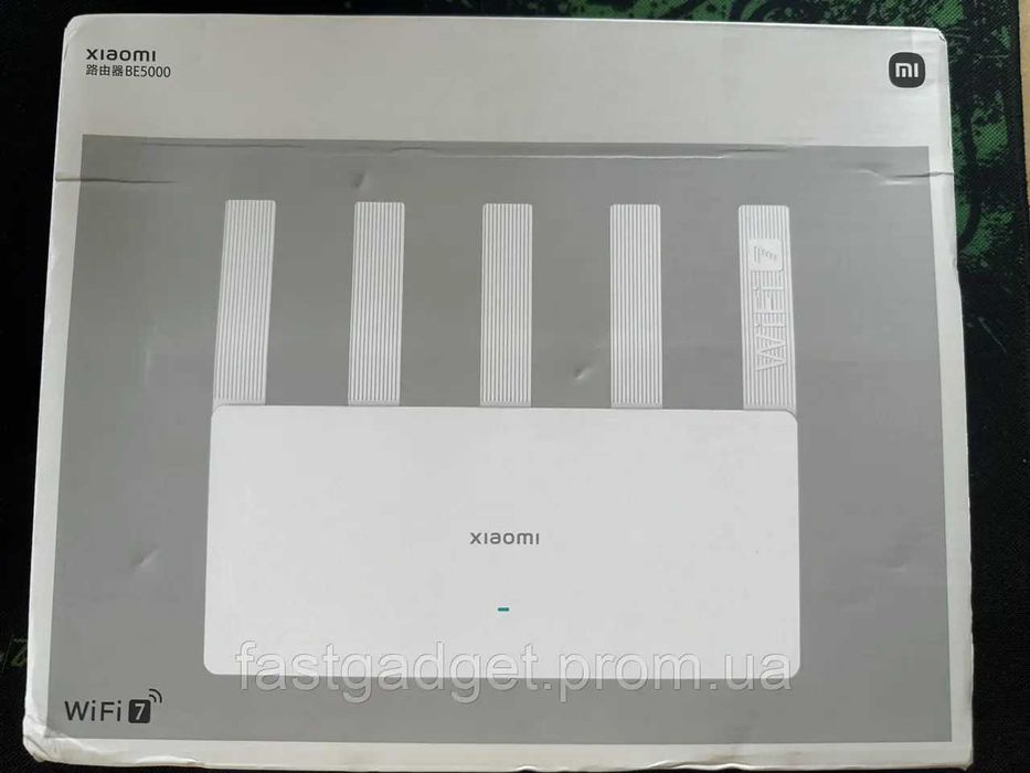 Роутер Xiaomi BE5000 2.4/5GHz Маршрутизатор Xiaomi BE5000 Wi-Fi 7: 2 ...