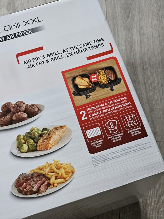 Tefal frytkownica beztłuszczowa Air fryer 8 programów 6,5L EY801D Gdańsk Chełm z dzielnicą ...