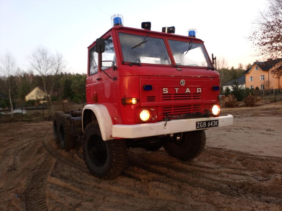 Star 266 podwozie 6x6 reduktor specjalny wyciągarka. Czersk • OLX.pl