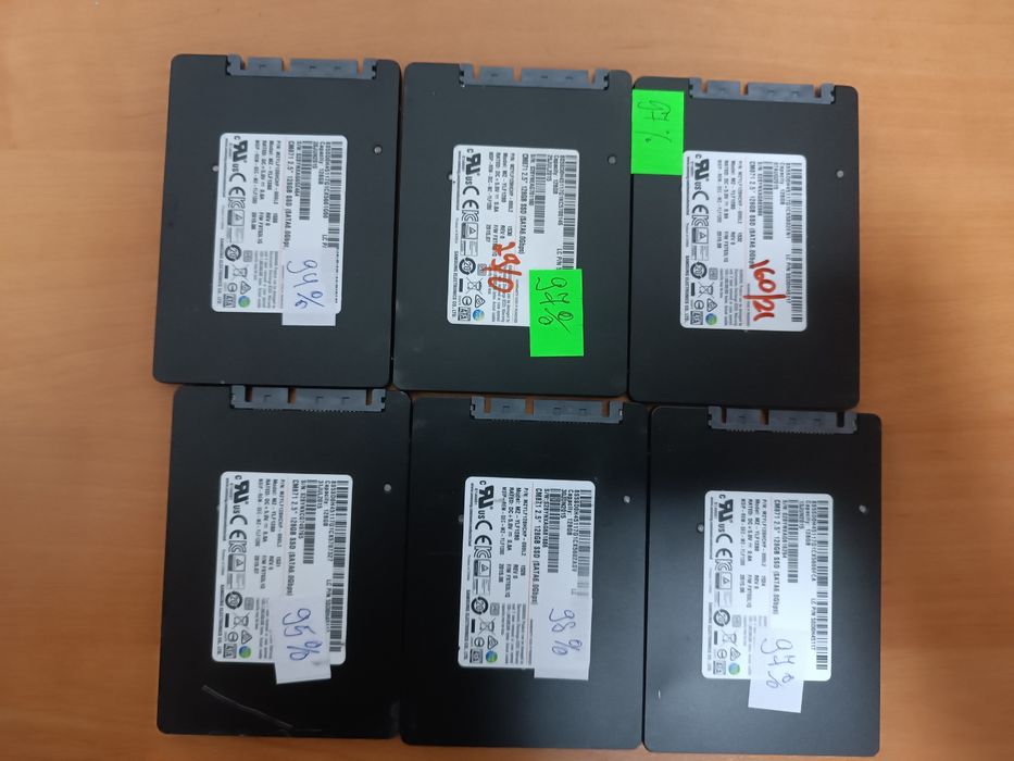 SSD Kingston Samsung Crucial Micron 2.5 m2 128 180 256 480 512 960 1TB ...